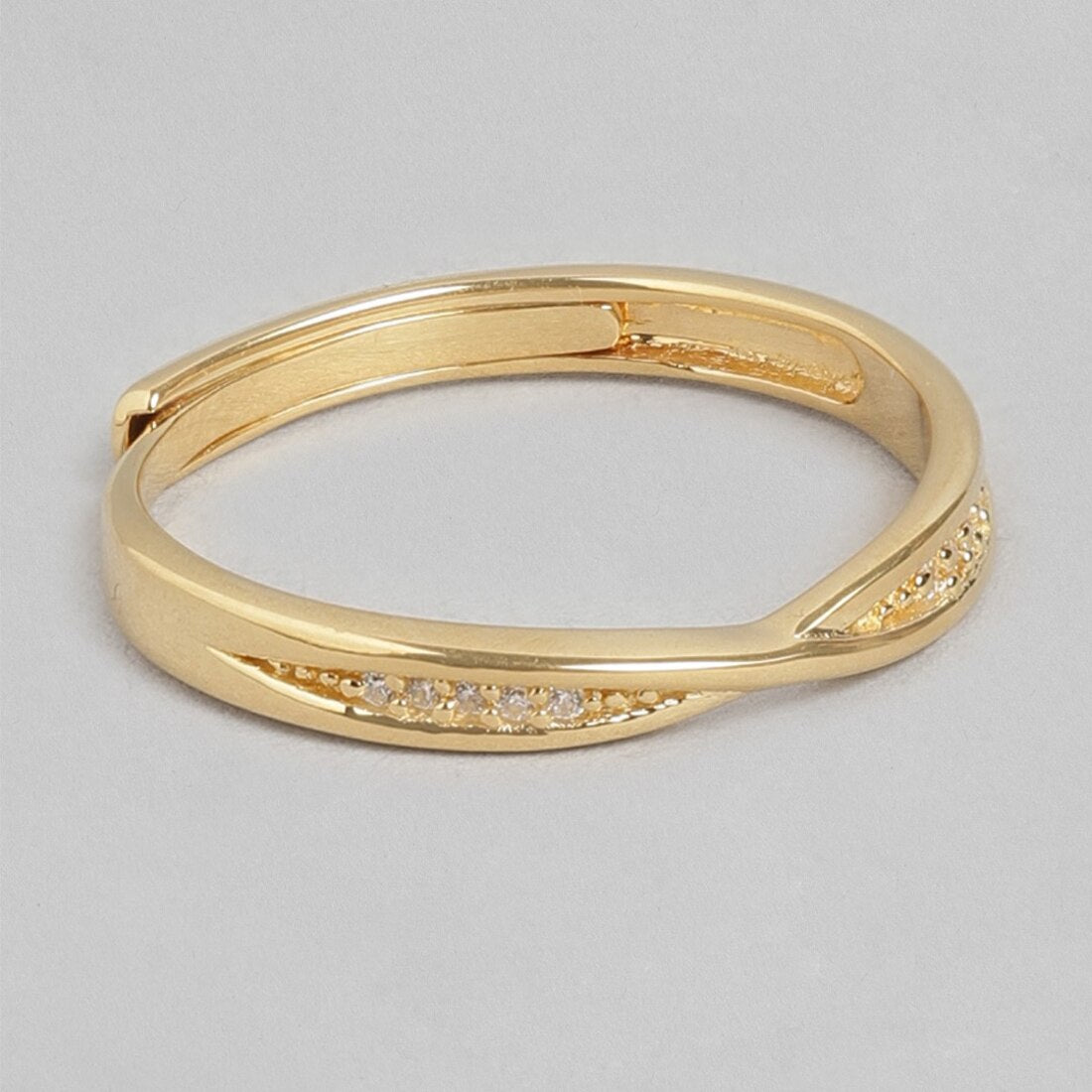 Golden Crossroads 925 Sterling Silver Cross Ring for Her (Adjustable) – Zavya