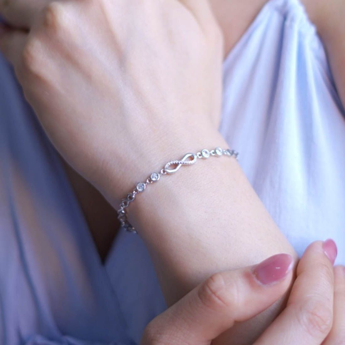 Infinity 925 Silver Bracelet - Valentine's Gift – Zavya