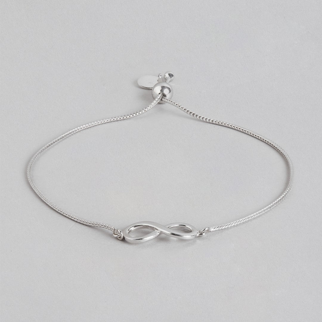 Endless Elegance 925 Sterling Silver Infinity Bracelet – Zavya