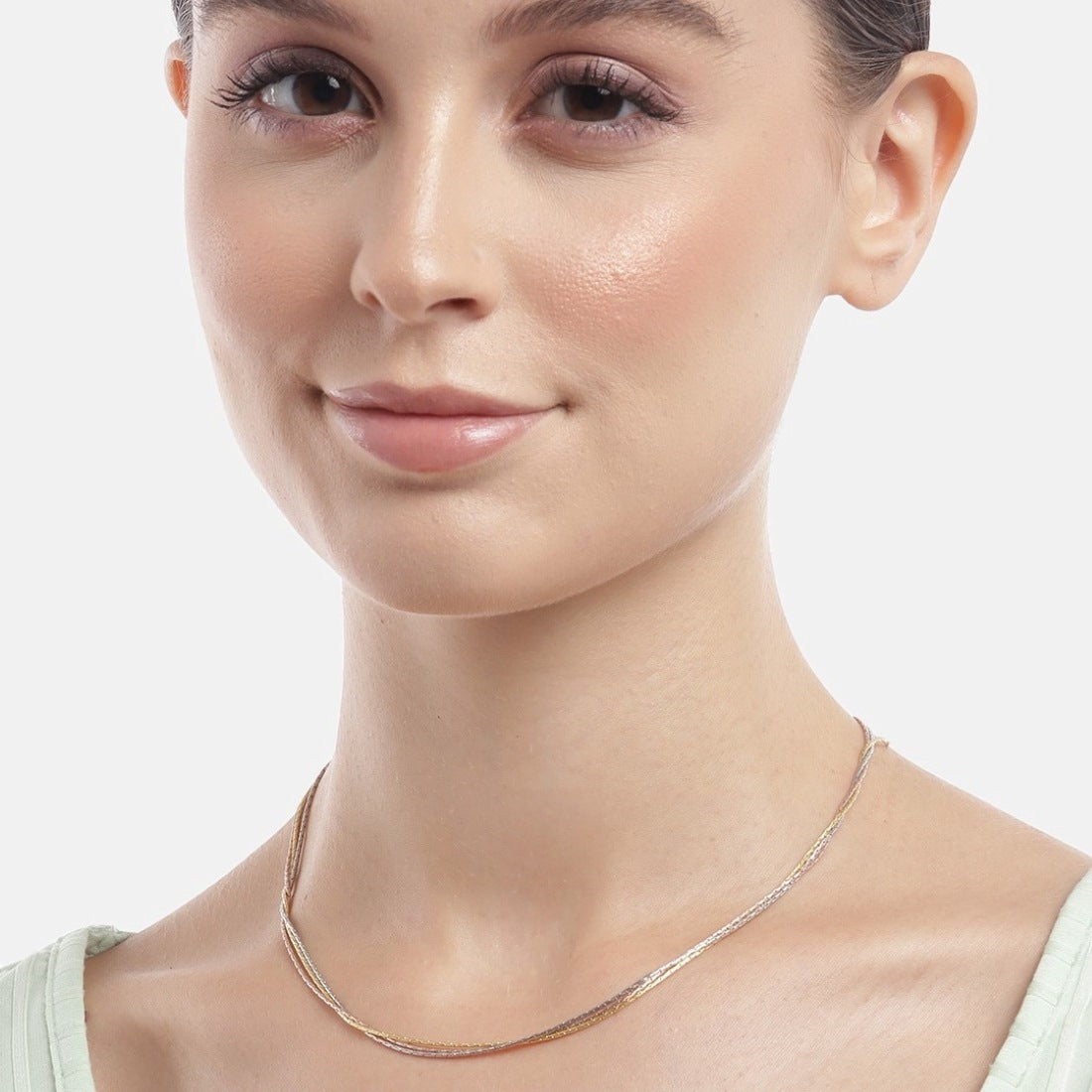 Versatile Triad Adjustable Triple Tone 925 Sterling Silver Chain – Zavya