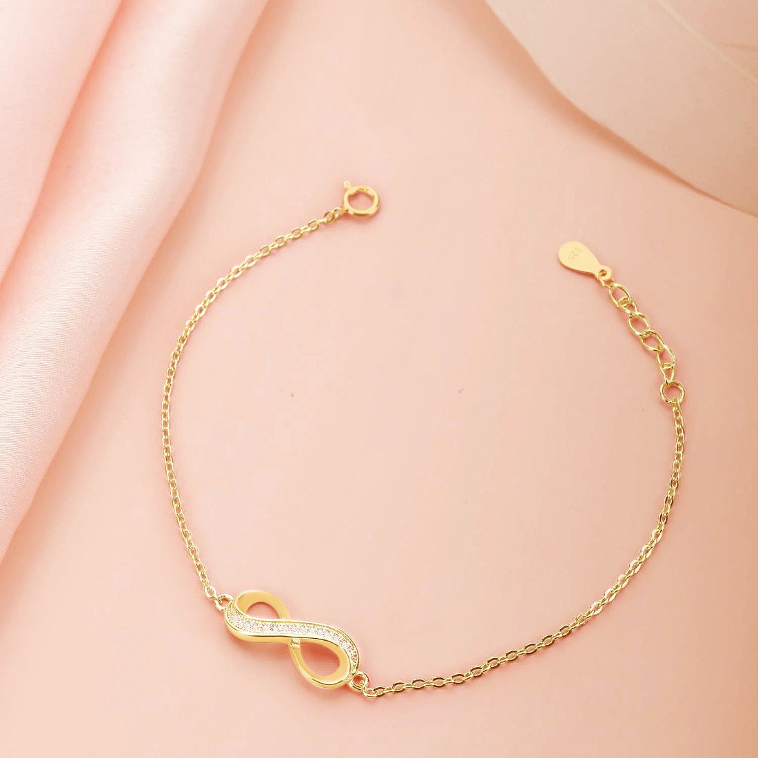 Buy Gold-Plated Infinity Bracelet - Women's Jewelry – Zavya