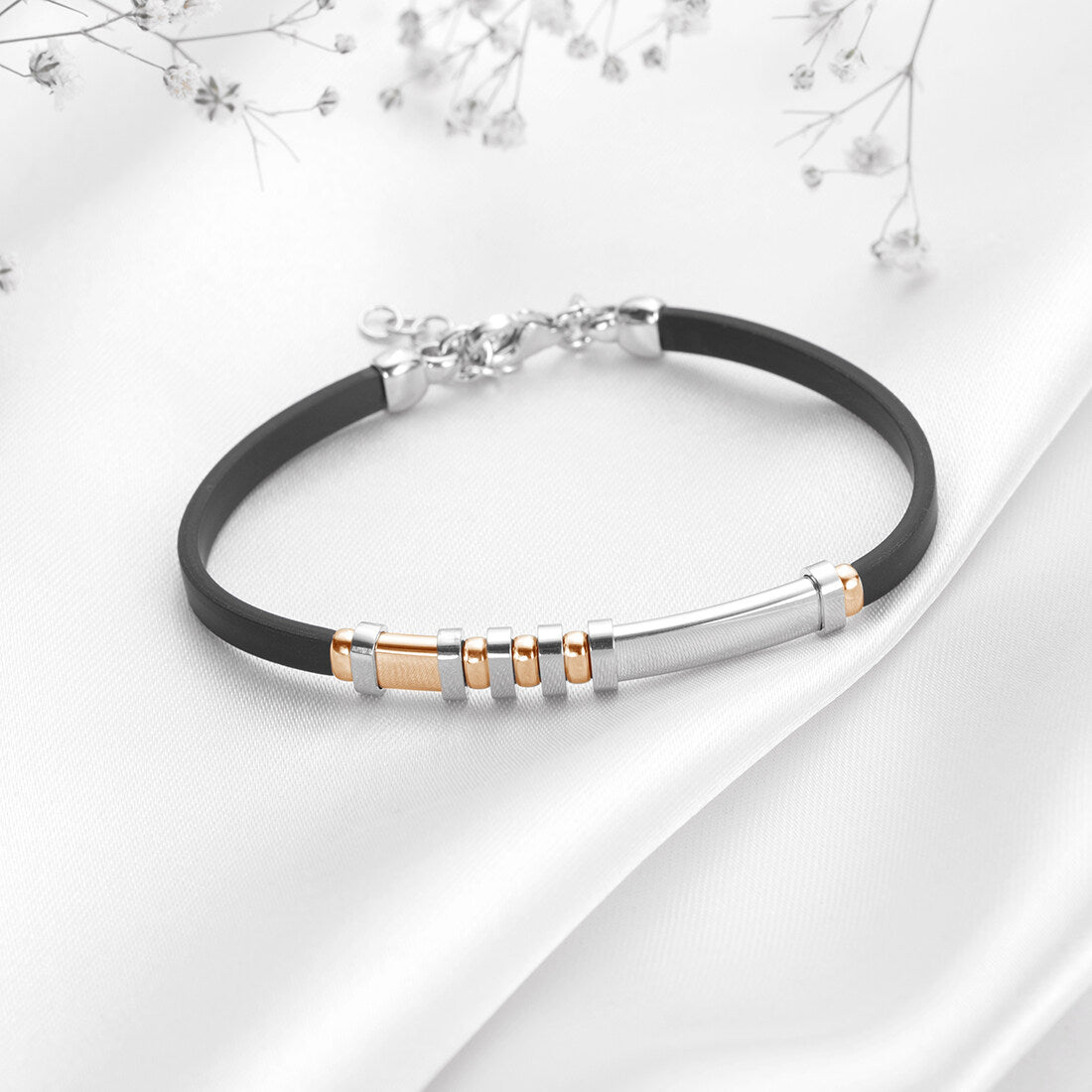 Shimmering Reflections Rhodium-Plated 925 Sterling Silver Bracelet for ...