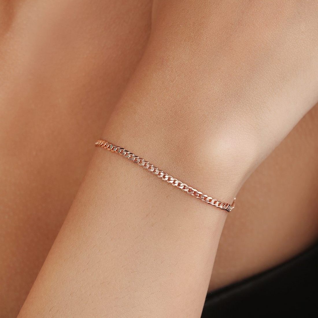 Chic 925 Sterling Silver Link Chain Bracelet – Zavya