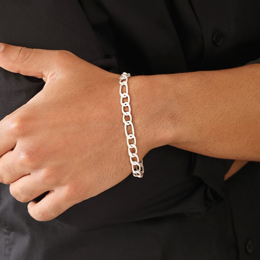 Classic 925 Sterling Silver Men's Bracelet – Zavya