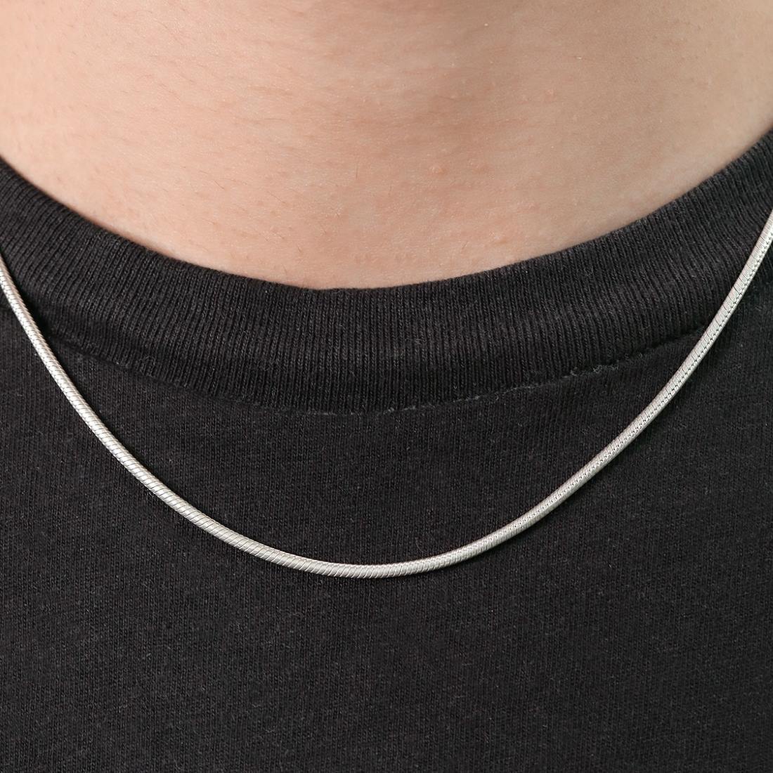 Elegant Circlet 925 Sterling Silver Round Chain for Him – Zavya
