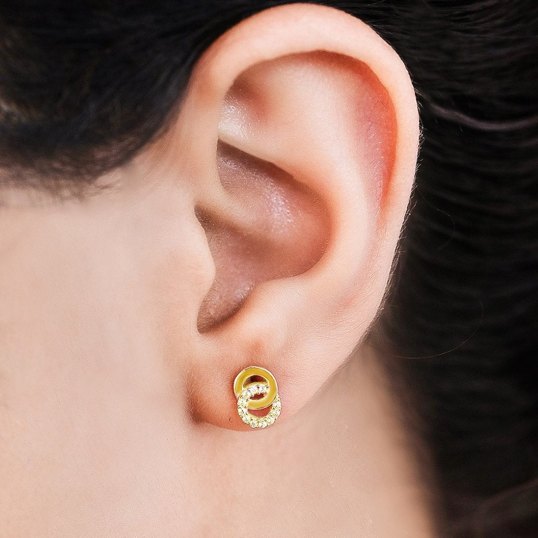 Buy Elegance Gold-Plated Infinity Earrings for Women – Zavya