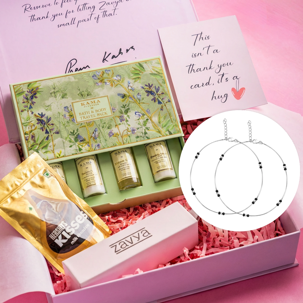 Shimmering Harmony: Rhodium-Plated Sterling Silver Anklet – Zavya