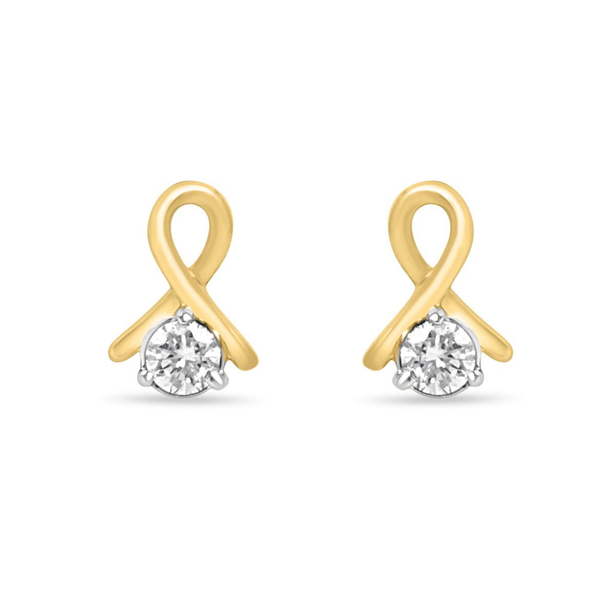 Gold Spark Earrings with Lab-Grown Diamonds – Zavya