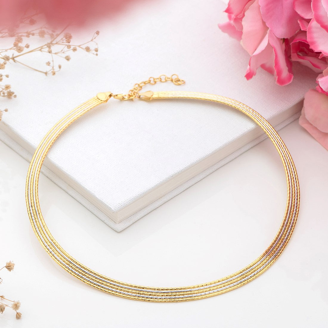 Buy Radiant Layered Dual-Plated Women's Necklace Online – Zavya