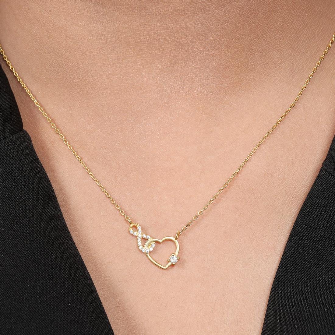 Buy Twilight Sparkle Gold-Plated Women's Silver Necklace – Zavya