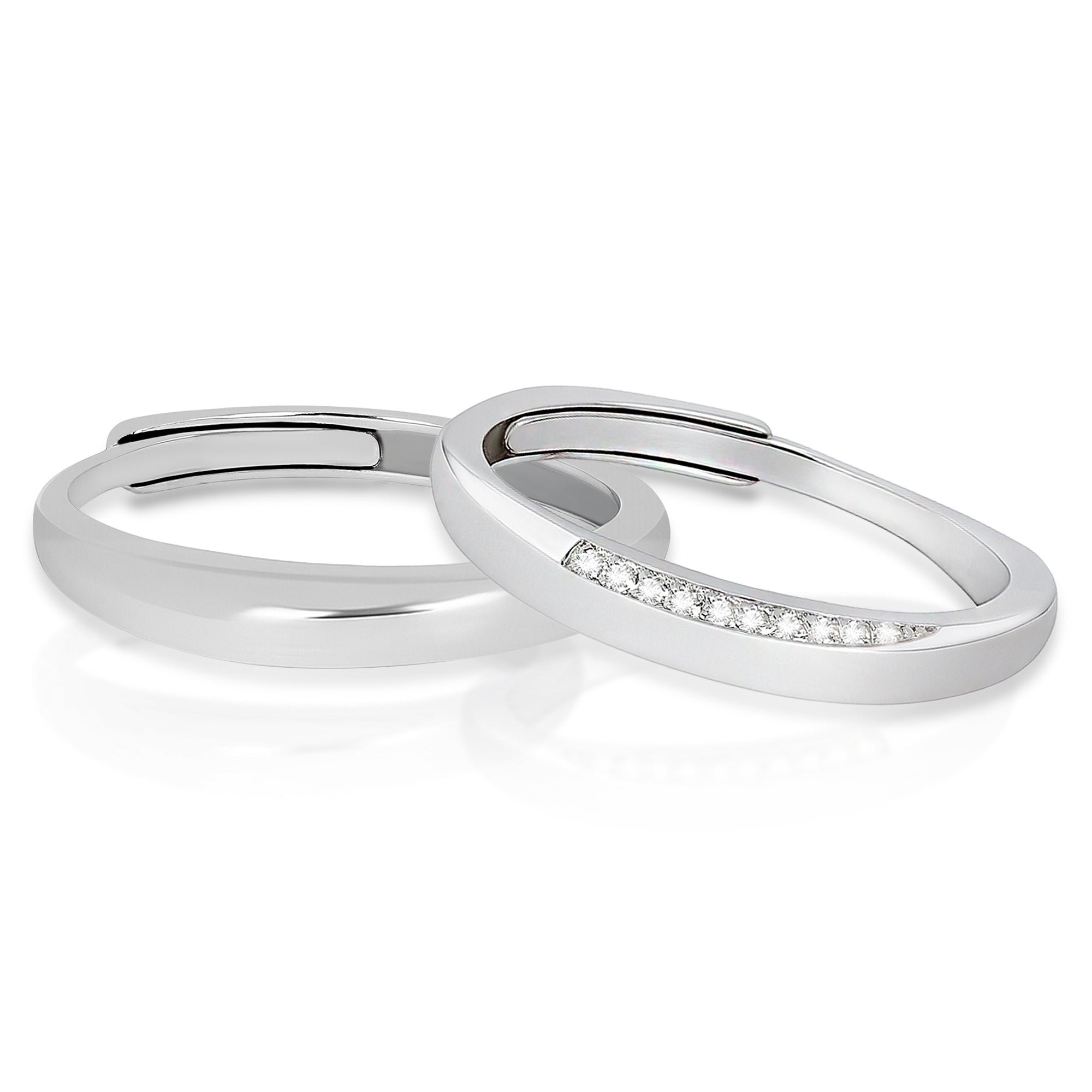 Endless Bond Silver Ring Set – Zavya