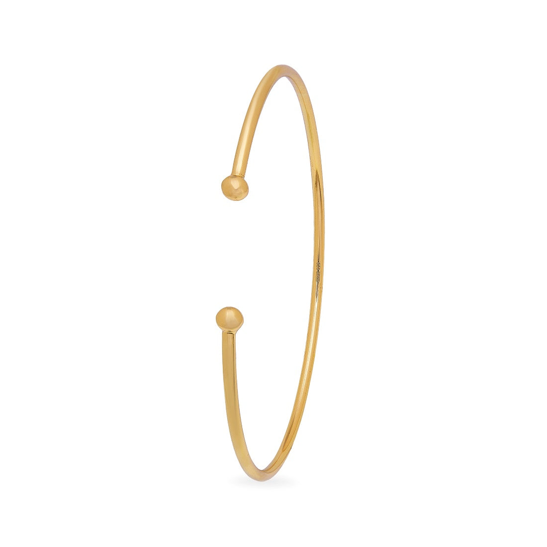 Buy Classic Gold-Plated Cuff Silver Bracelet – Zavya