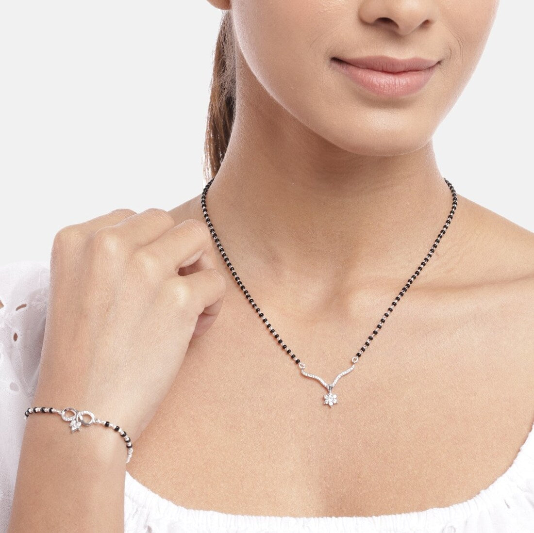 Infinite Unity 925 Sterling Silver Combo Mangalsutra – Zavya