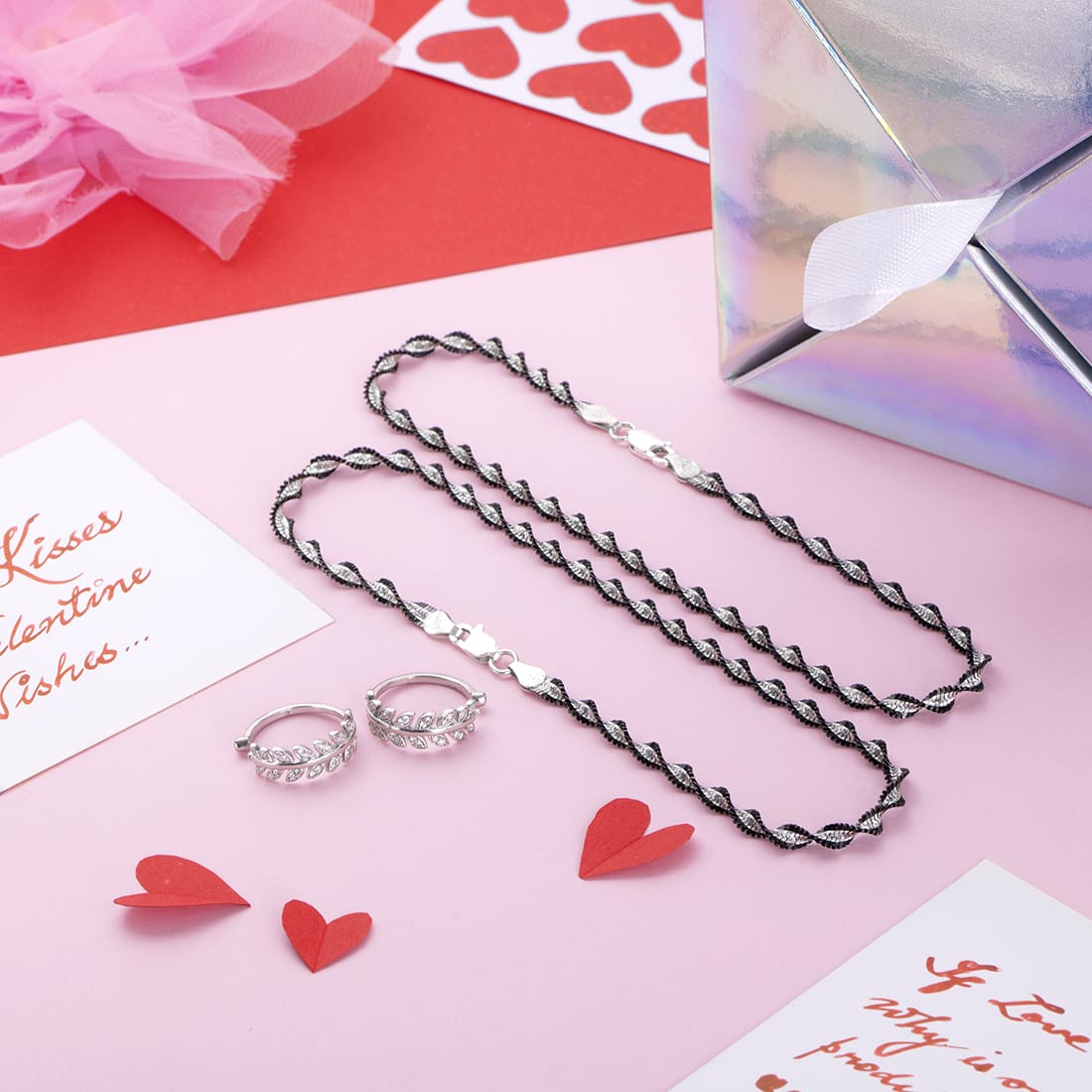 Pampered Feet 925 Silver Combo - Valentines Edition With Gift Box – Zavya